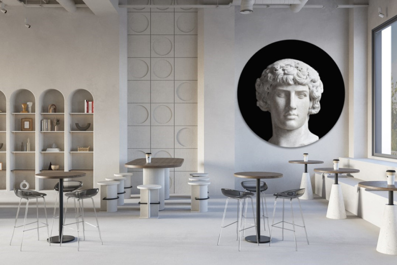 Dekoracja ścienna - mural DOTS David 3 > - Happy Barok